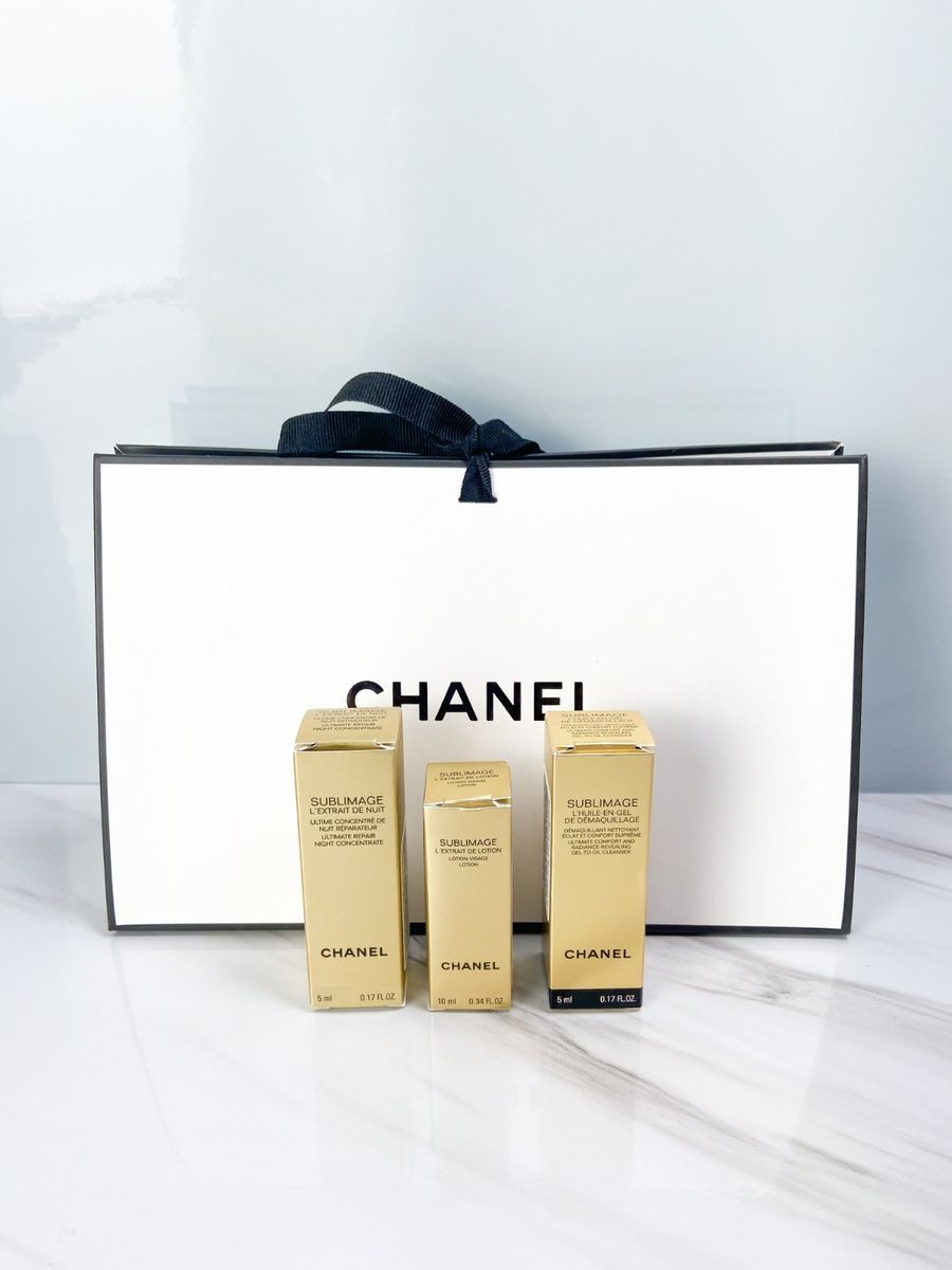 Kit 3 Miniaturas Chanel Sublimage Ultimate Repair Night Concentrate ...