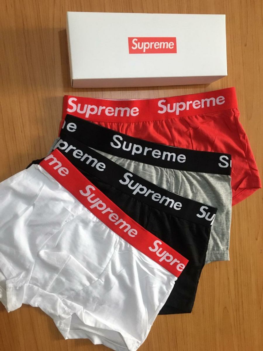 Kit 4 Cuecas Premium Supreme Importadas com Caixa Supreme | Óculos ...