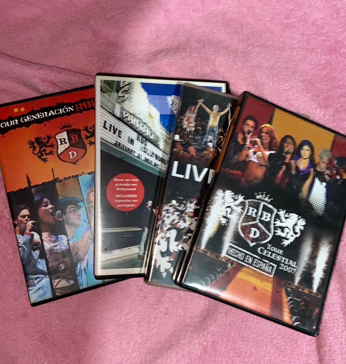 Kit 4 Dvds Rbd Originais da Época | Item de Música Rbd Usado 81475542 ...