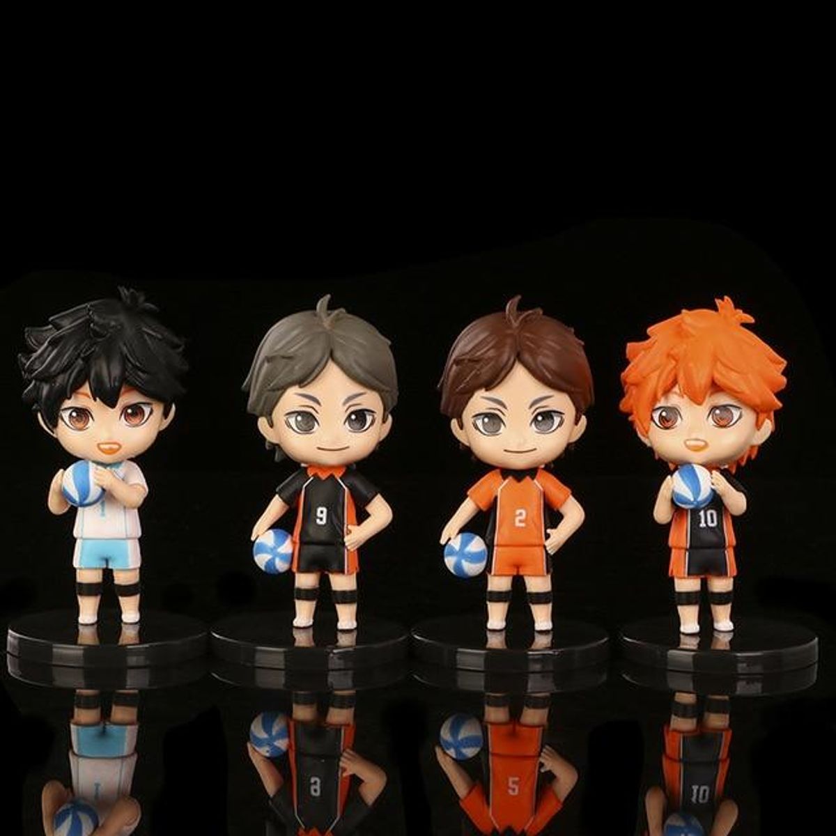 Kit 4 Peças Action Figure Haikyuu Anime Boneco | Brinquedo Haikyuu ...