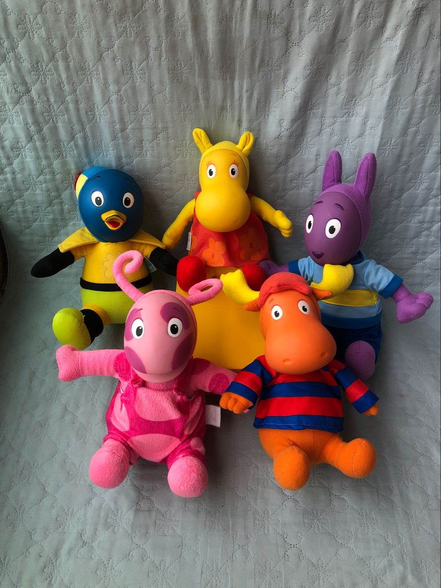 Kit 5 Bonecos Backyardigans Coleção Completa Multibrink Pablo, Uniqua ...