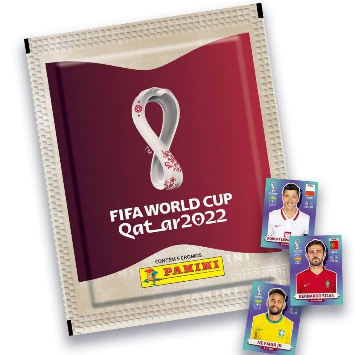 Kit 50 Figurinhas do Álbum da Copa do Mundo 2022 Qatar (10 Envelopes ...