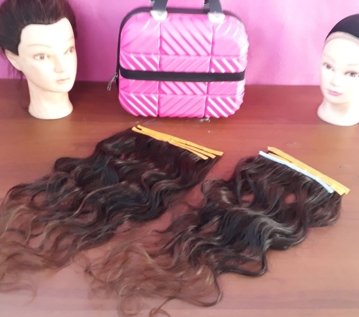 Kit 6 Telas de Mega Hair Fita Adesiva C/ Fita Adesiva Dupla Face Já ...