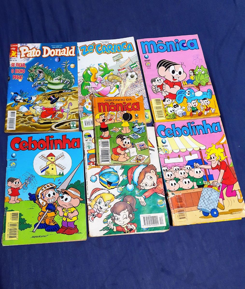 Kit 7 Gibis da Turma da Mônica | Livro Editora Abril Usado 75087132 ...