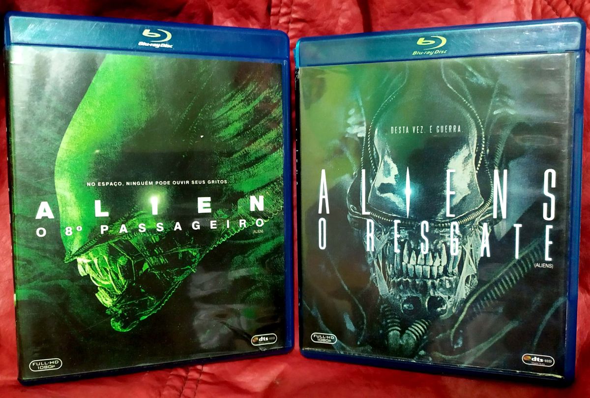 Kit Alien + Aliens 2 O Resgate - 2 Discos | Filme e Série Bluray Usado ...