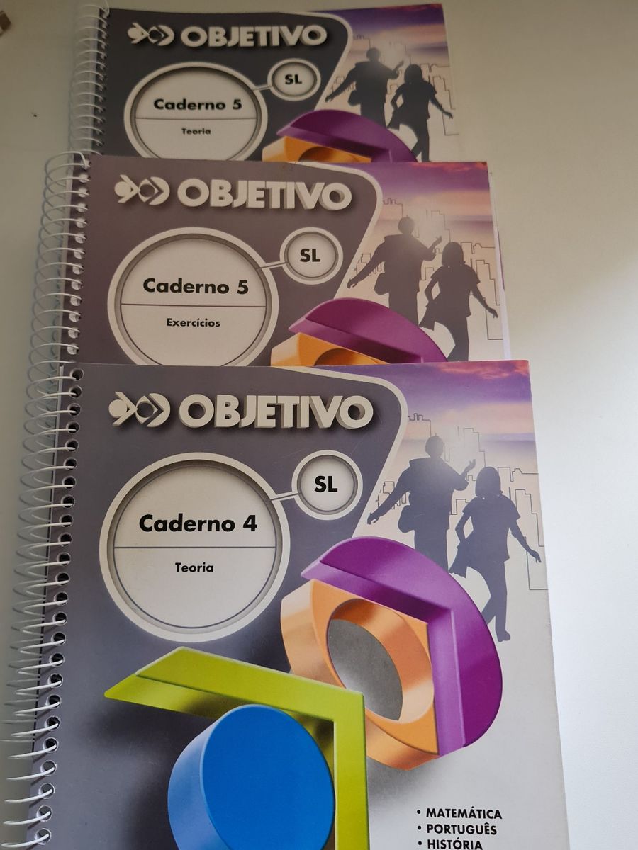 Kit Apostilas | Livro Objetivo Usado 68038708 | enjoei