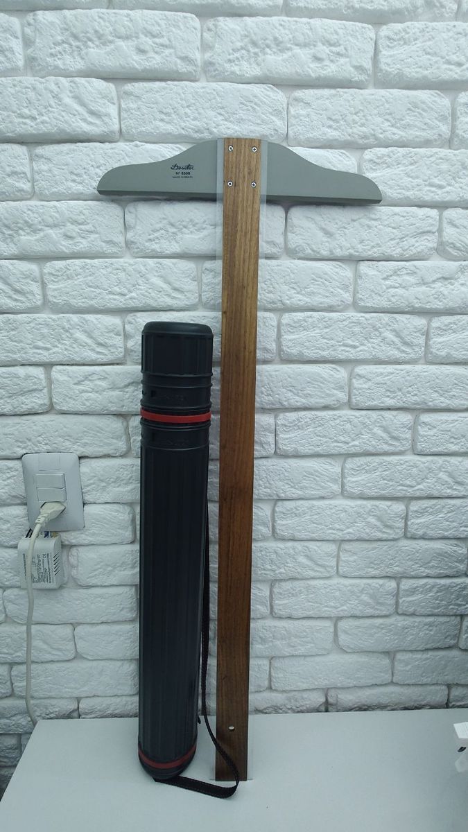 Kit Arquitetura | Régua "t" Trident Desetec 5308 - 80cm com Capa | Tubo ...