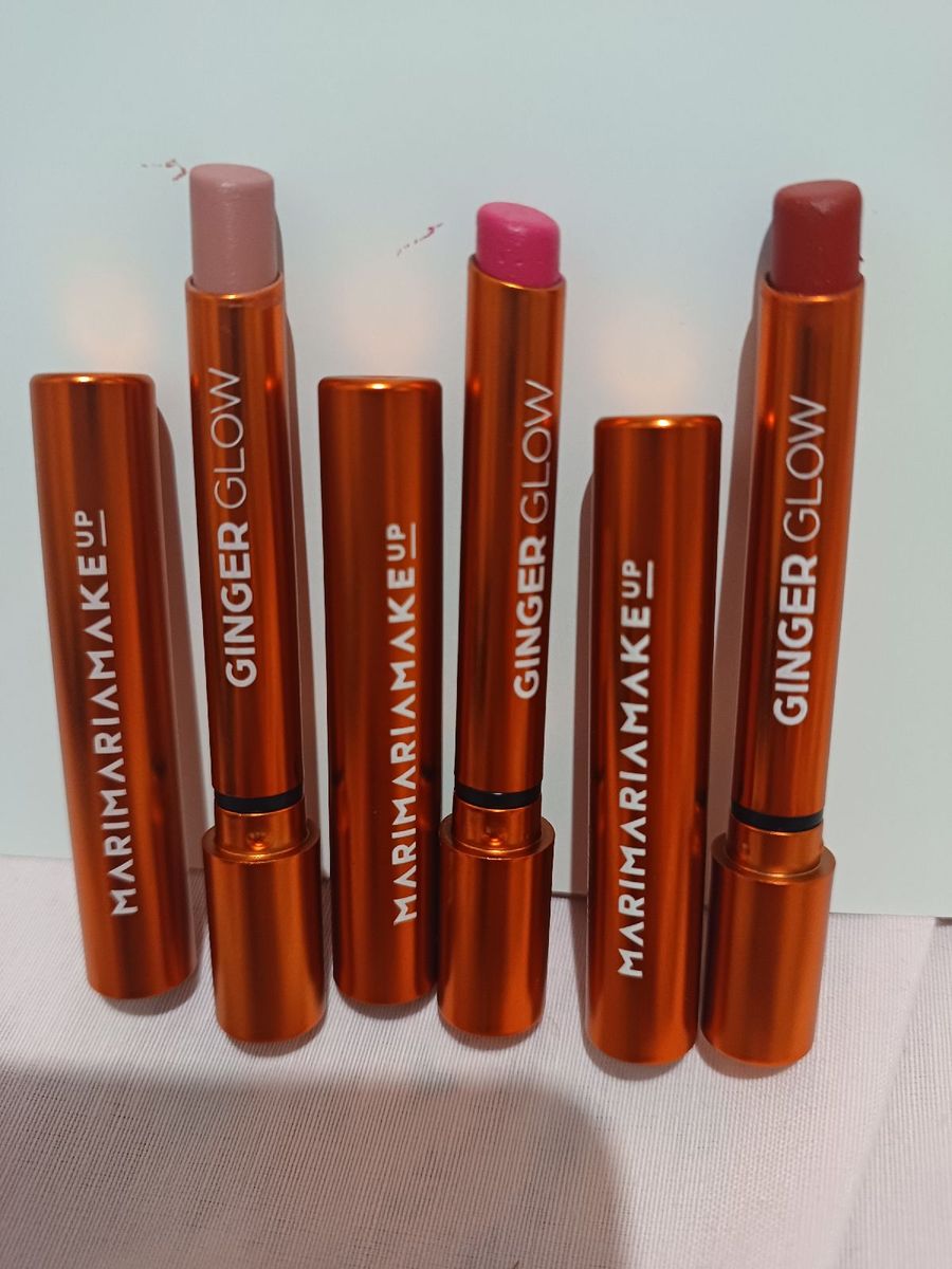 Kit Batons Ginger Glow Maria Maria | Maquiagem Feminina Maria Maria ...