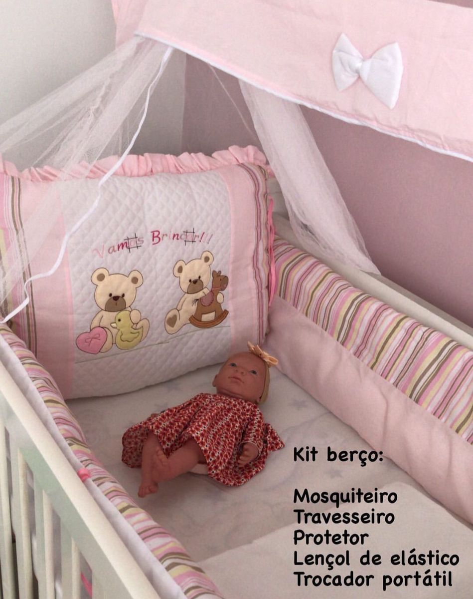 Kit Berço Ursinha | Item Infantil Usado 86330473 | enjoei