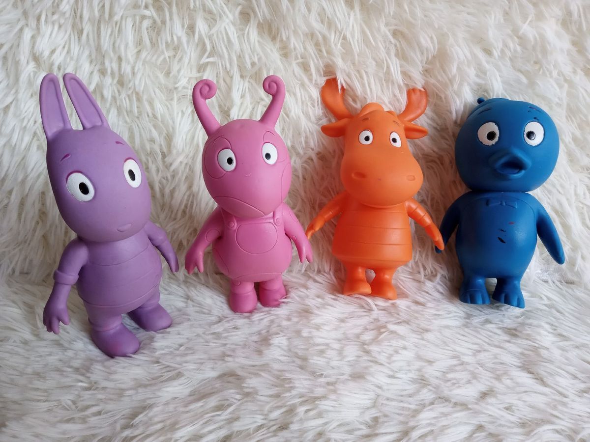 Kit Bonecos Backyardigans Tyrone Uniqua Austin Pablo e Tasha ...