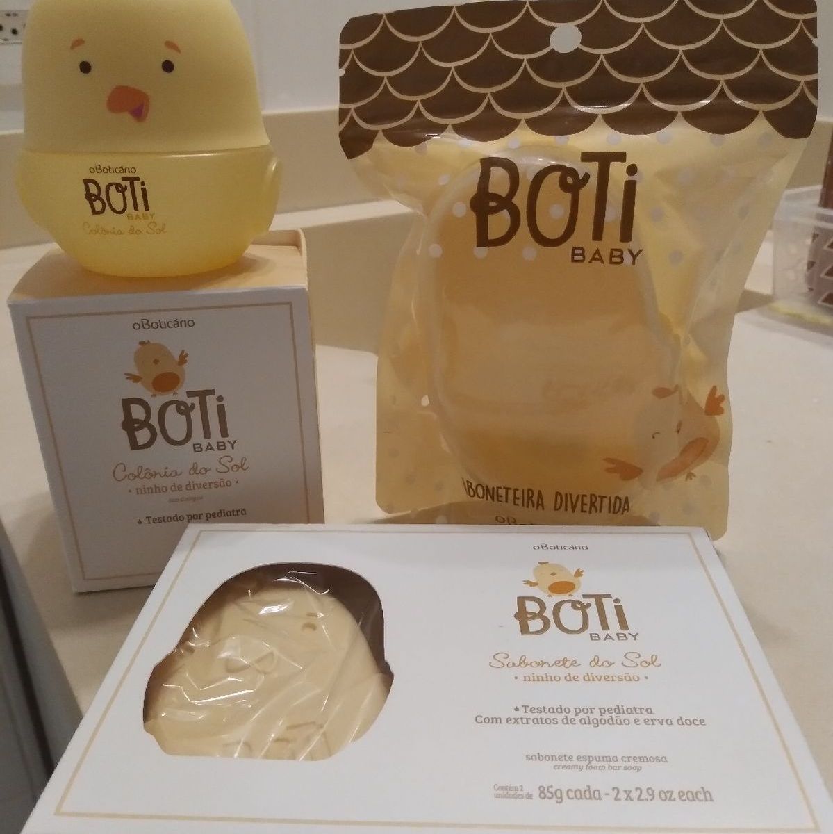 Kit Boti Baby ( Perfume 100ml + Sabonete Barra + Saboneteira) | Item ...