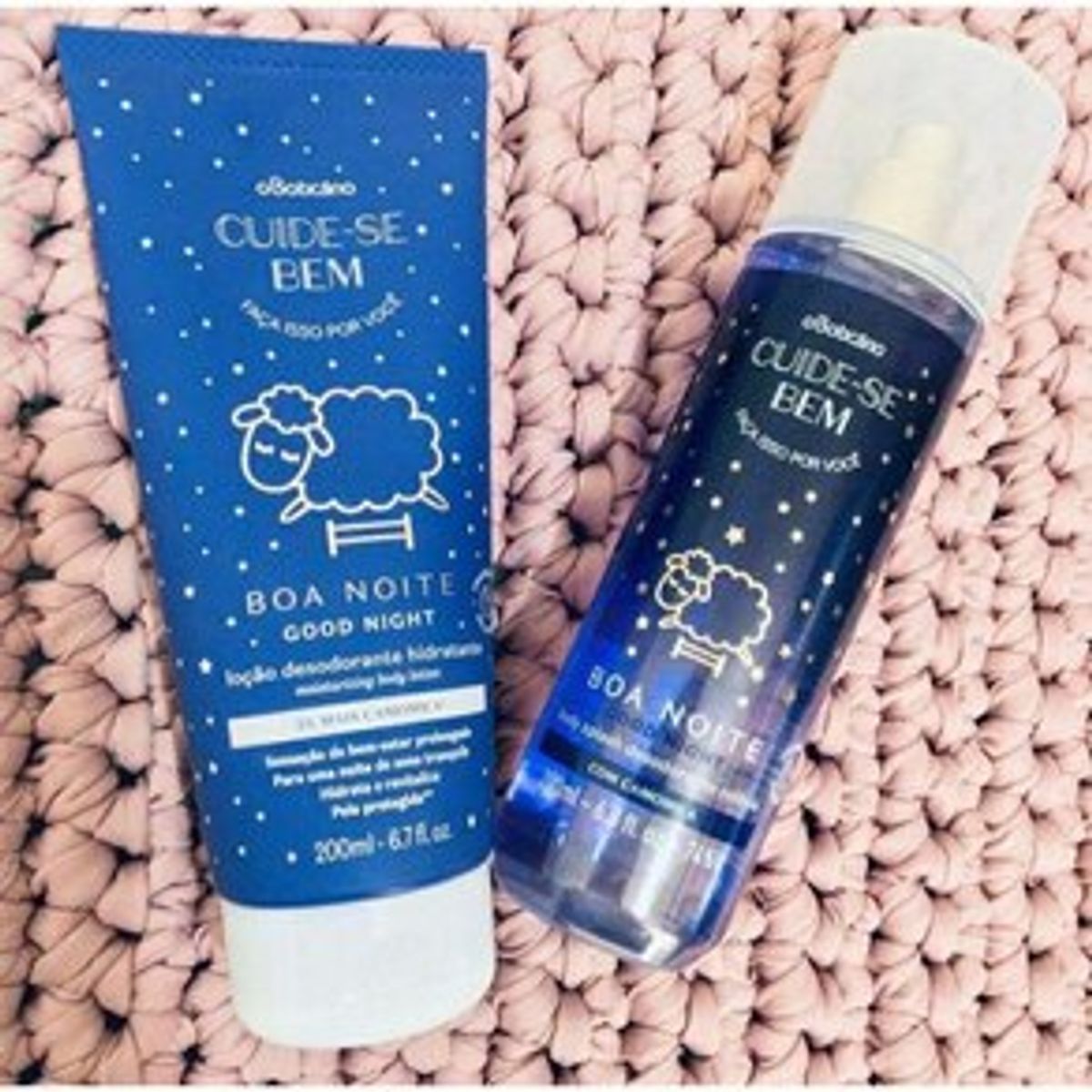Kit Boticario Cuide Se Bem - Boa Noite Body Splash 200 Ml + Hidratante ... Kit Boticario Cuide Se Bem - Boa Noite Body Splash 200 Ml + Hidratante ...