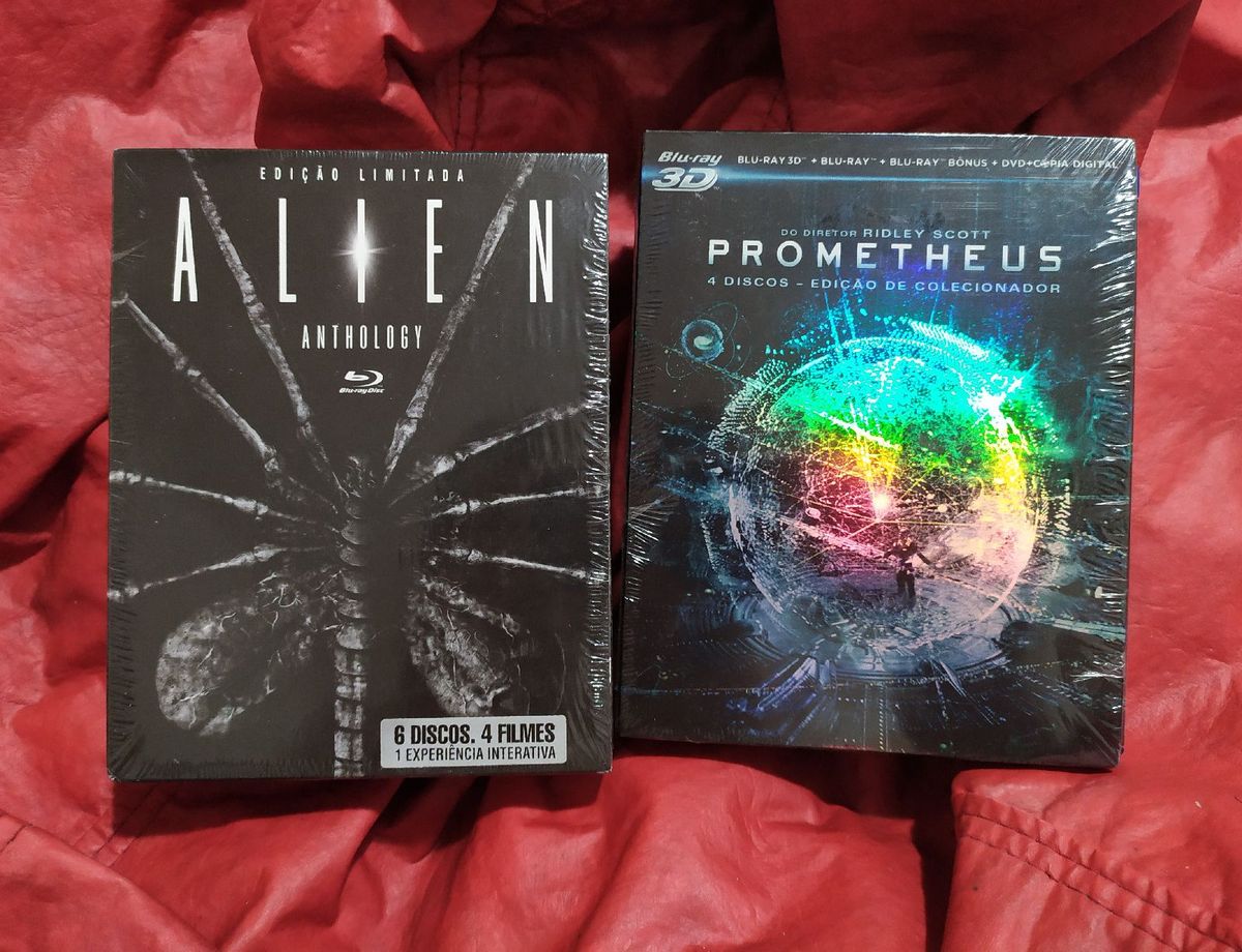 Kit Boxes Alien Quadrilogia + Prometheus - 10 Discos | Filme e Série ...