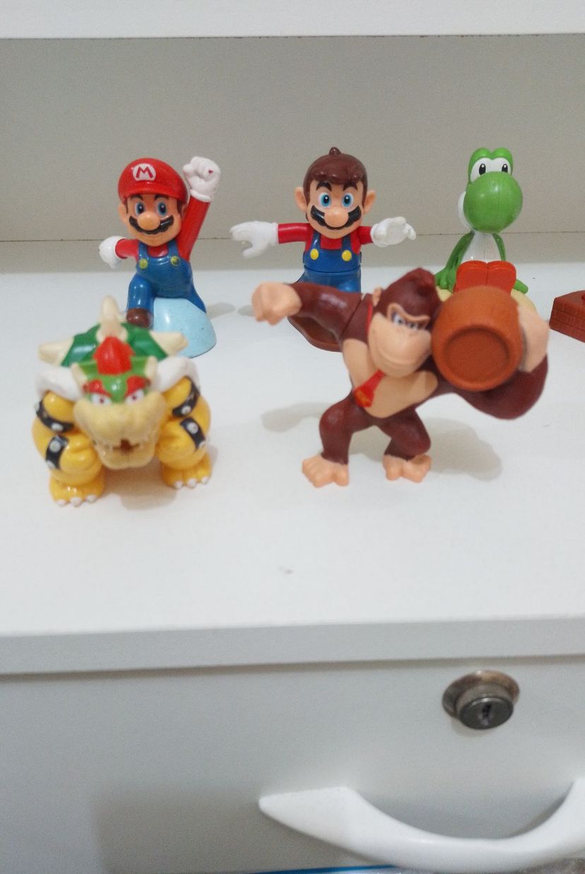 Kit C7 Bonecos do Mario Bros Original | Brinquedo Nintendo Usado ...