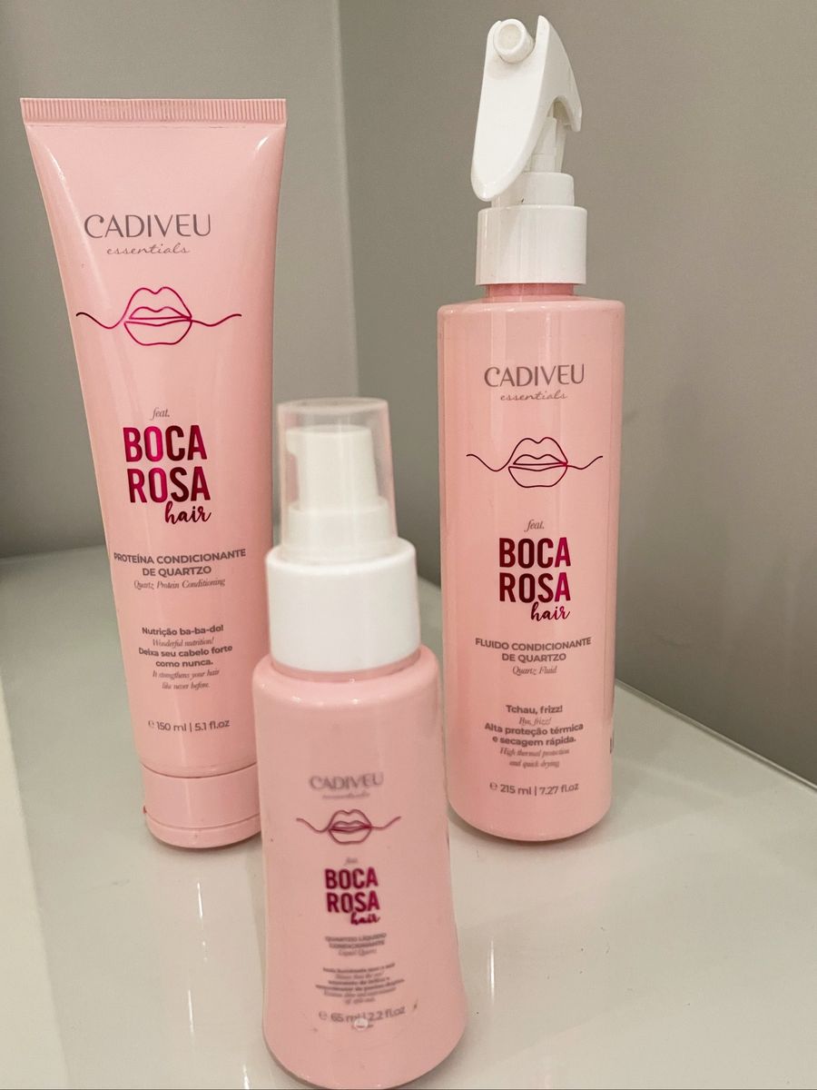Kit Cadiveu Boca Rosa Hair com Um Condicionador + Serum Capilar ...