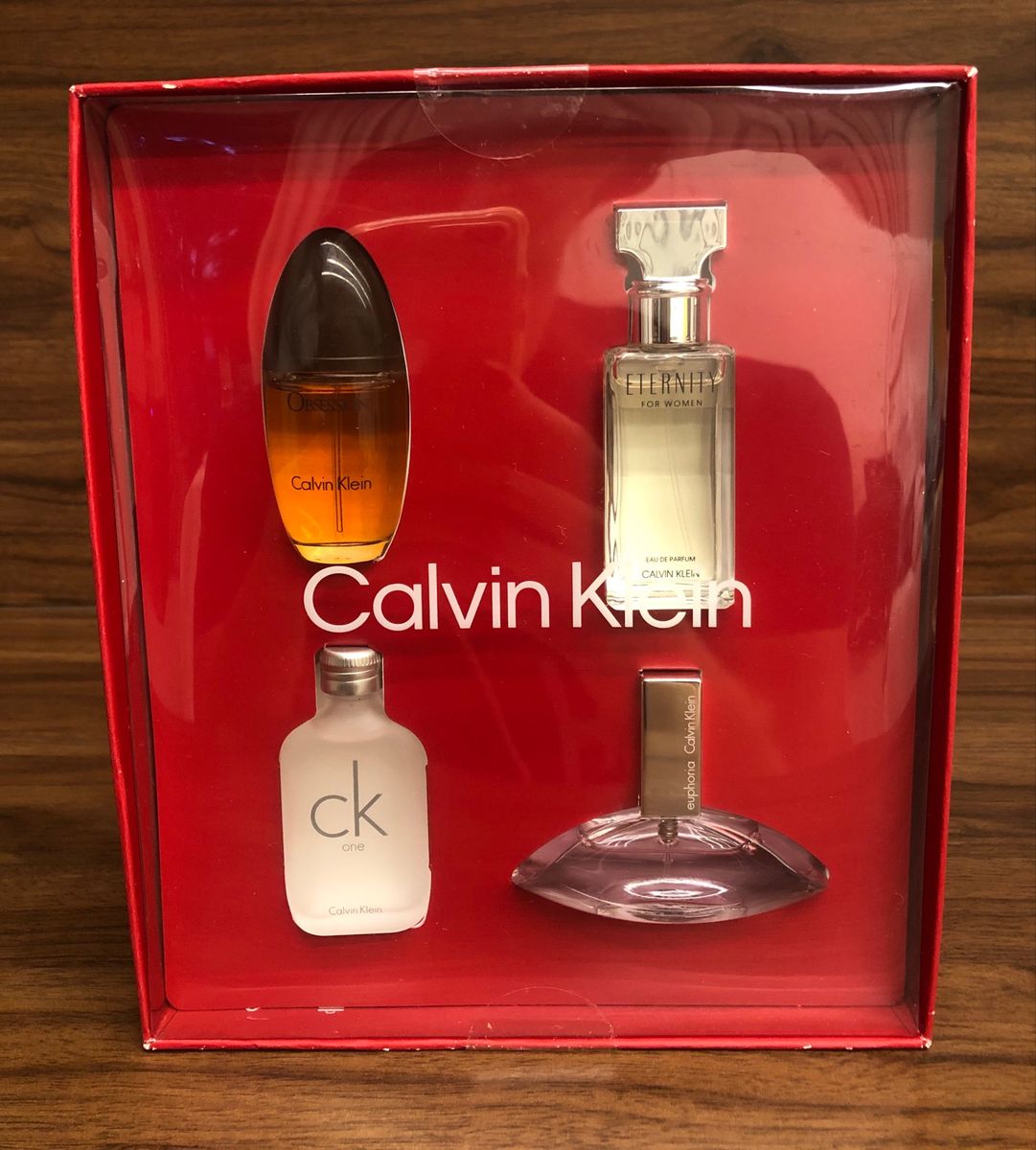 Kit Calvin Klein 4 Perfumes Novo e Original | Produto Feminino Calvin ...