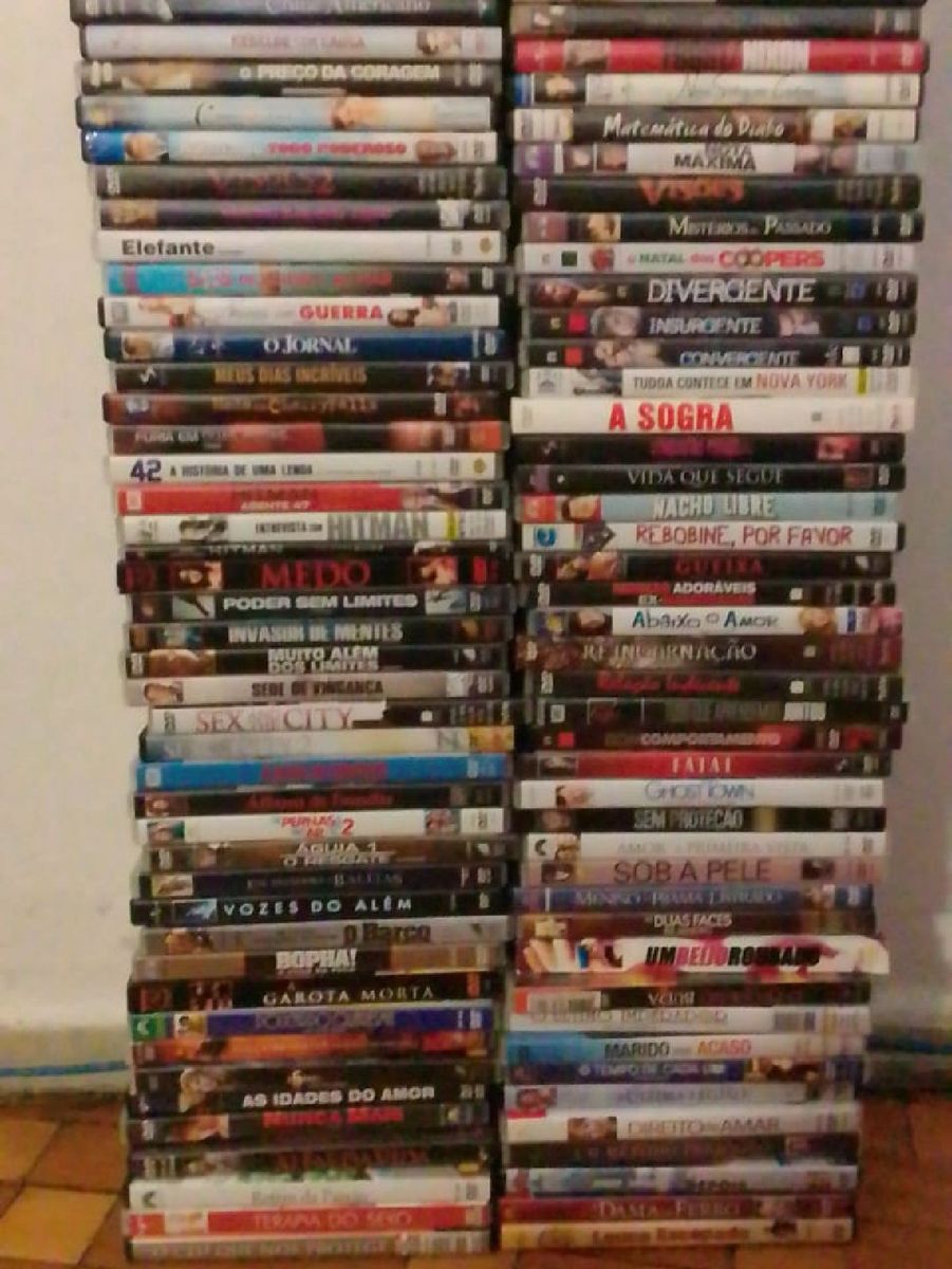 Kit Coleção Dvds 100 Unidades Originais | Filme e Série Dvd Usado ...