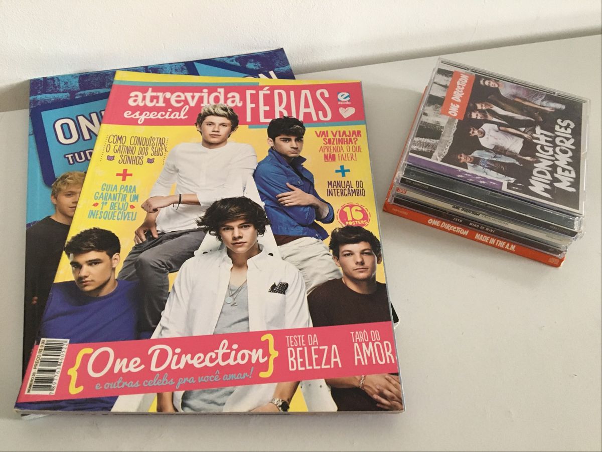 Kit One Direction Coleção Cd Revista Livro Poster Álbum | Item de ...