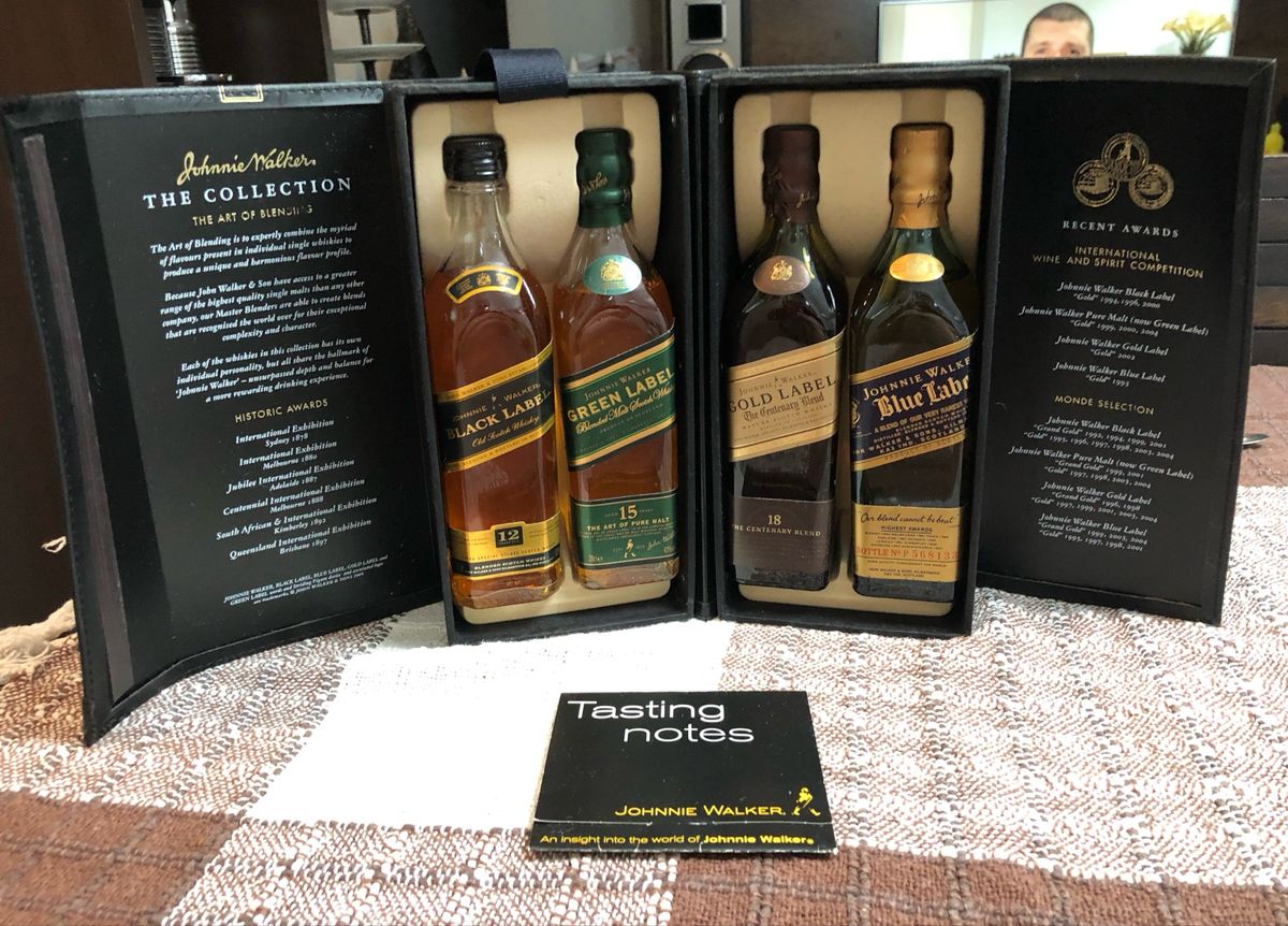 Kit Coleção The Collection Johnnie Walker | Produto Masculino Johnnie ...