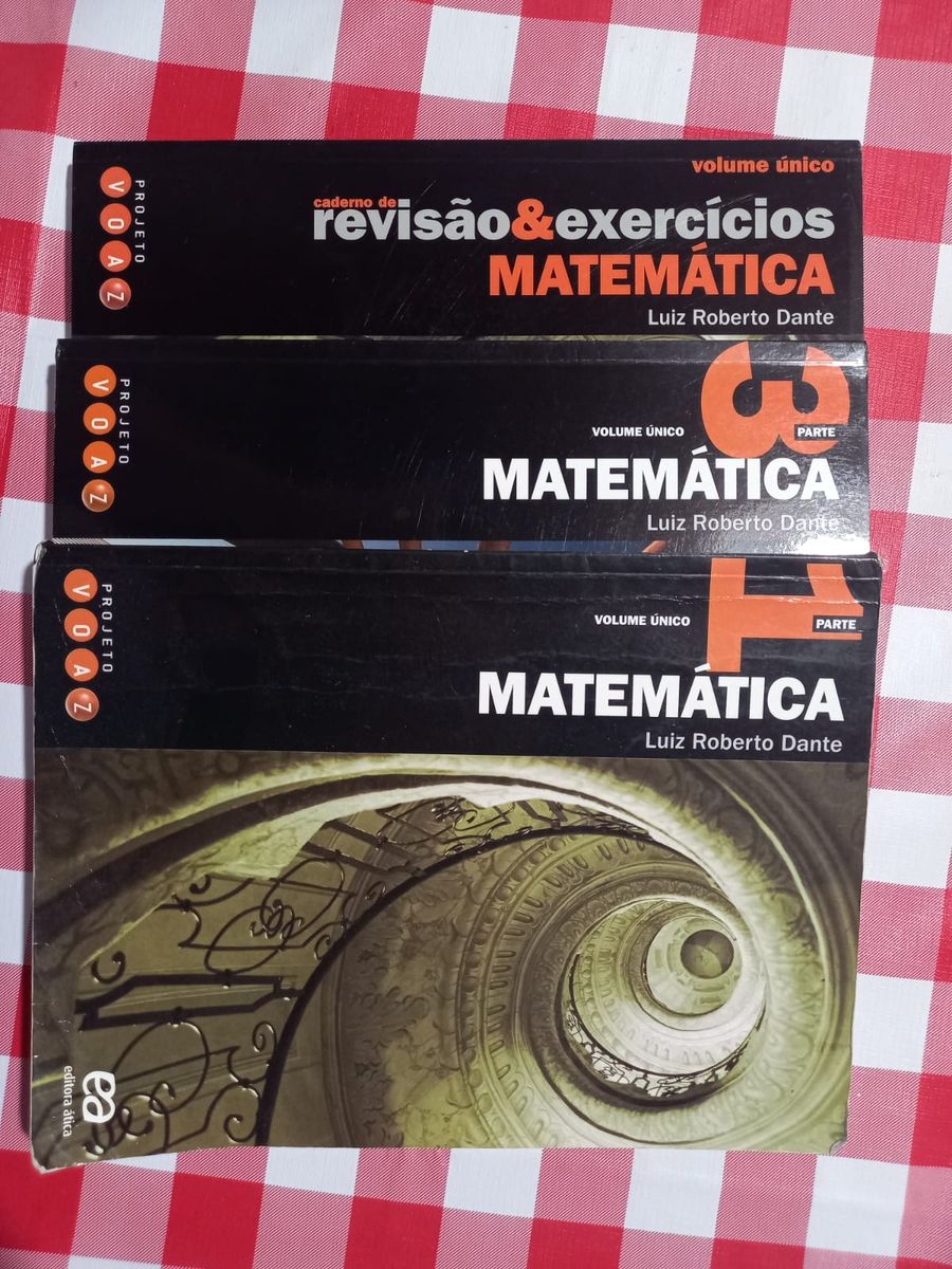 Kit com 2 Livros de Matemática (volume 1 + Volume 3) | Livro Editora ...