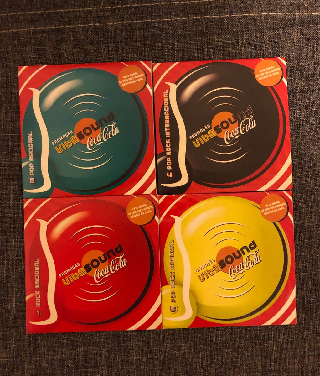 Kit com 4 Cds Coca Cola Vibe Sound | Item de Música Coca Cola Skate ...