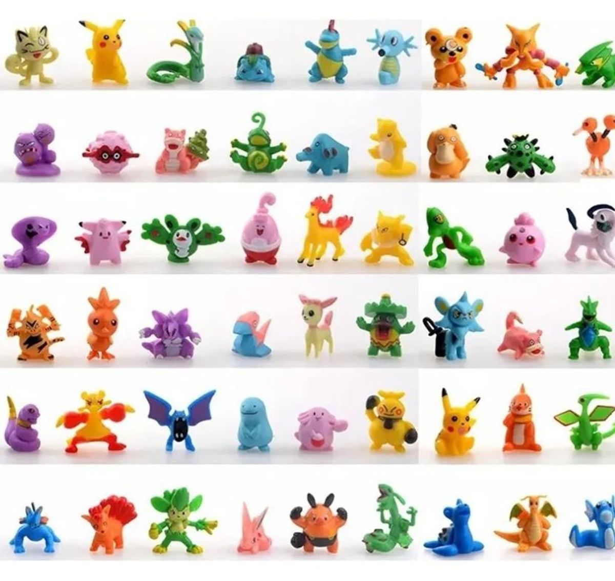 Kit com 48 Miniaturas do Pokémon Bonecos Coleção Miniaturas 2~3cm C ...
