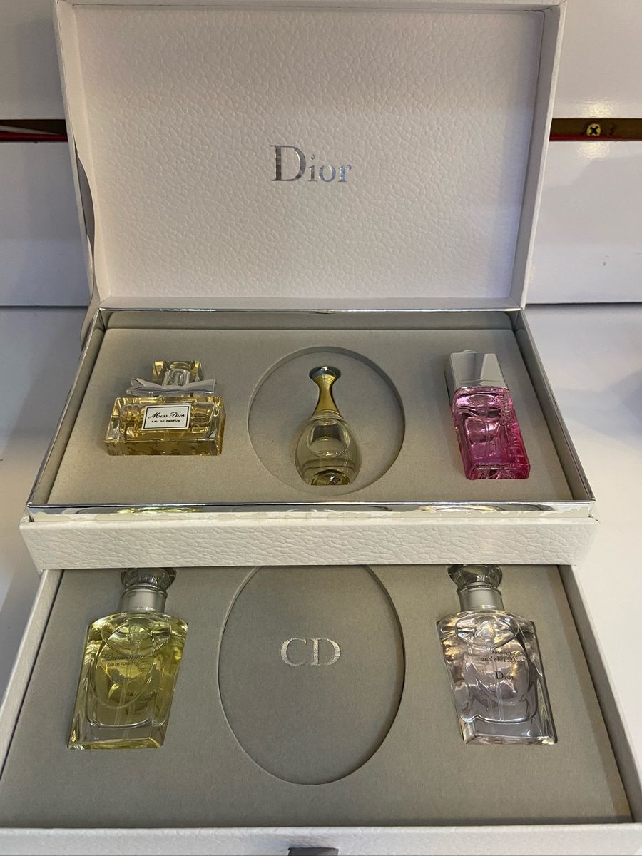 Kit com 5 Miniaturas Dior | Perfume Feminino Christian Dior Nunca Usado ...