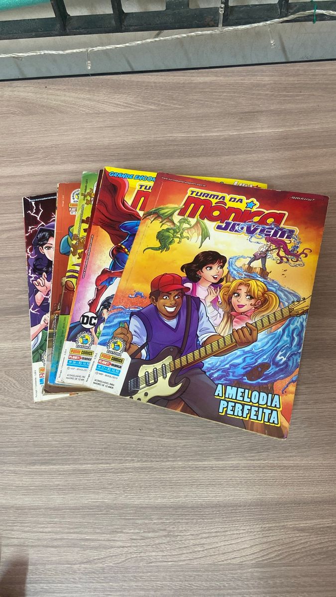 Kit com 6 Gibis Turma da Mônica Jovem. Numeros 02/03/15/22/26/27 ...