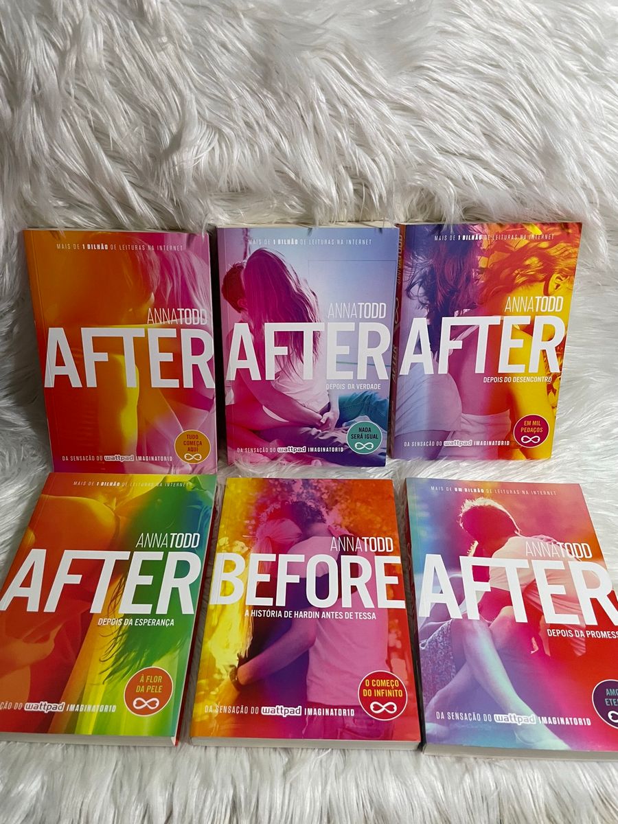 Kit com 6 Livros da Série After Anna Todd | Livro Paralela Usado ...