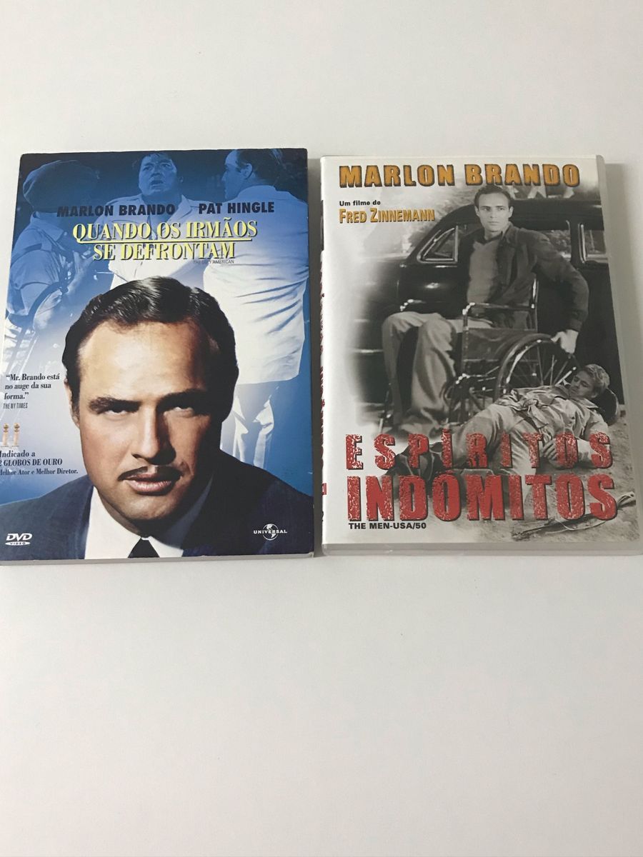 Kit com Dois Dvds do Ator Marlon Brando | Filme e Série Dvd Usado ...