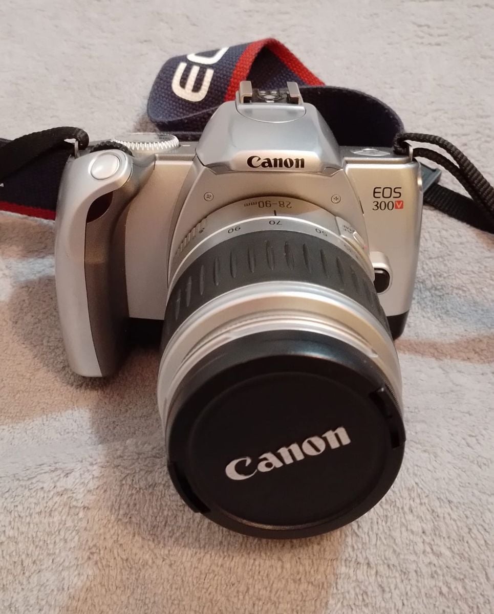 Kit Completo Câmera Canon Eos 300v | Máquina Fotográfica Analógica ...