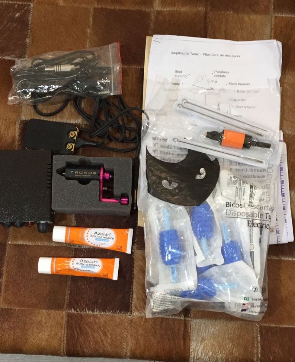 Kit Completo para Tatuador | Produto Masculino Trestini, Taurus,Black Line Nunca Usado 75436225 ...