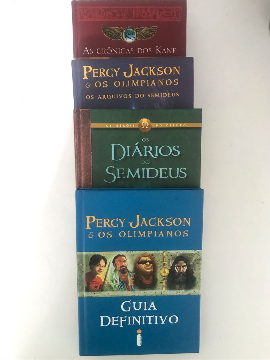 Kit De Livros Série Percy Jackson E Os Olimpianos E Crônica Dos Kane