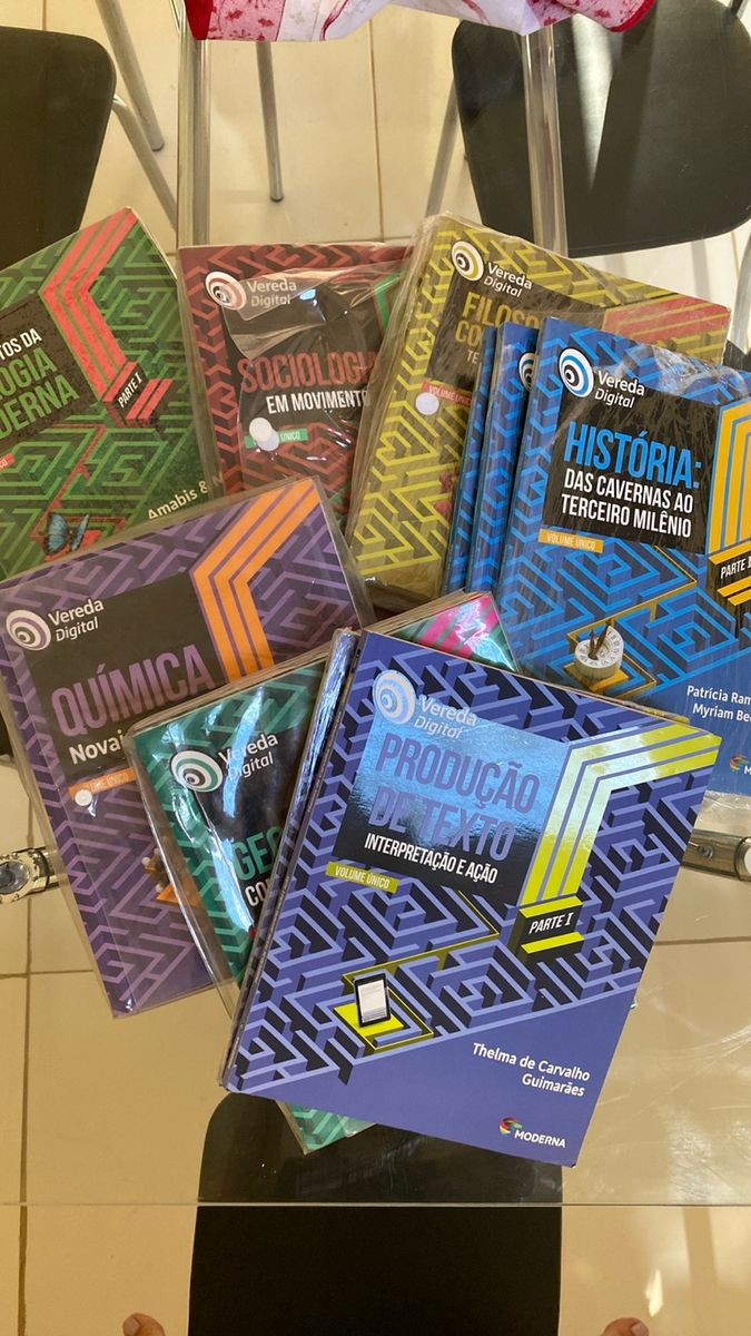 Kit de Livros Vereda Digital - Moderna Compartilha | Livro Editora ...