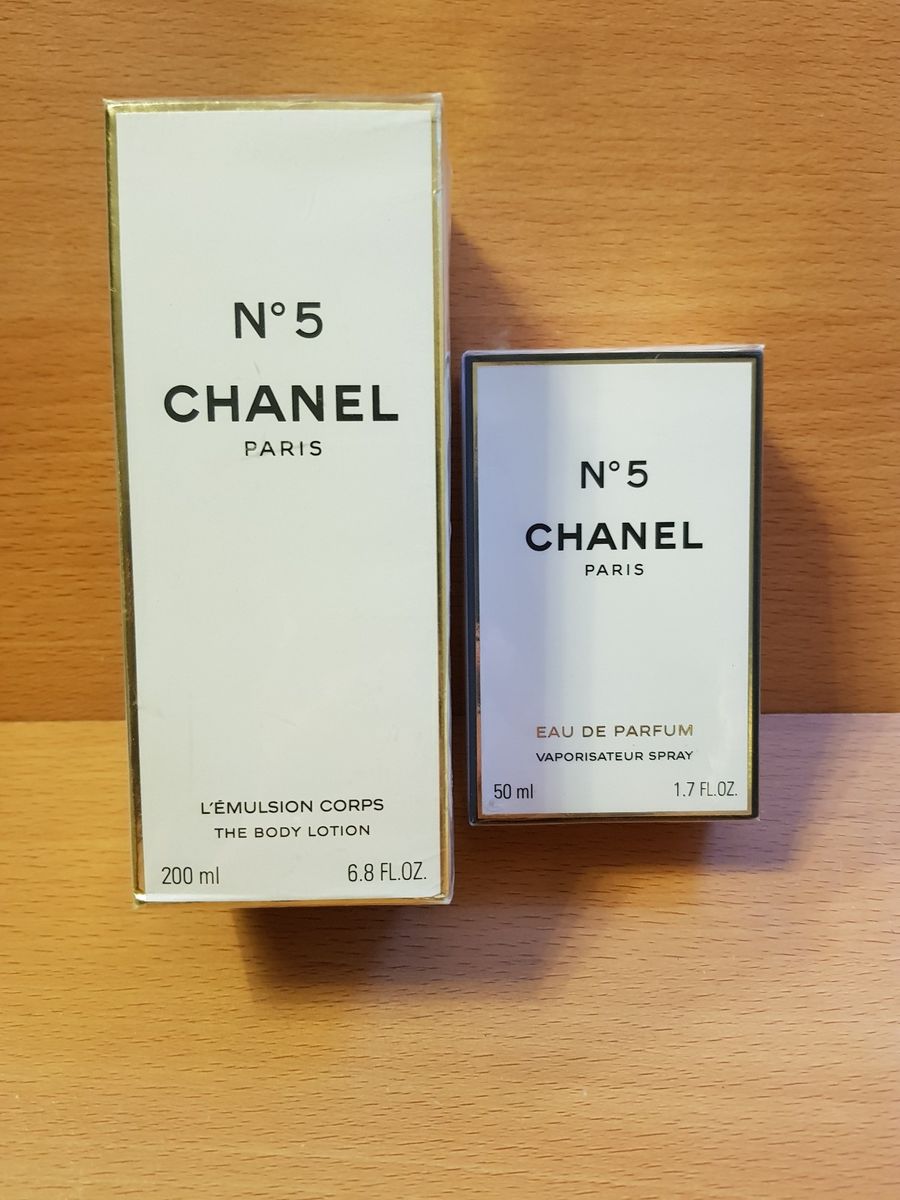 Kit de Luxo Chanel N5 - Perfume Edp 50ml + Hidratante 200ml | Perfume Feminino Chanel Nunca ...
