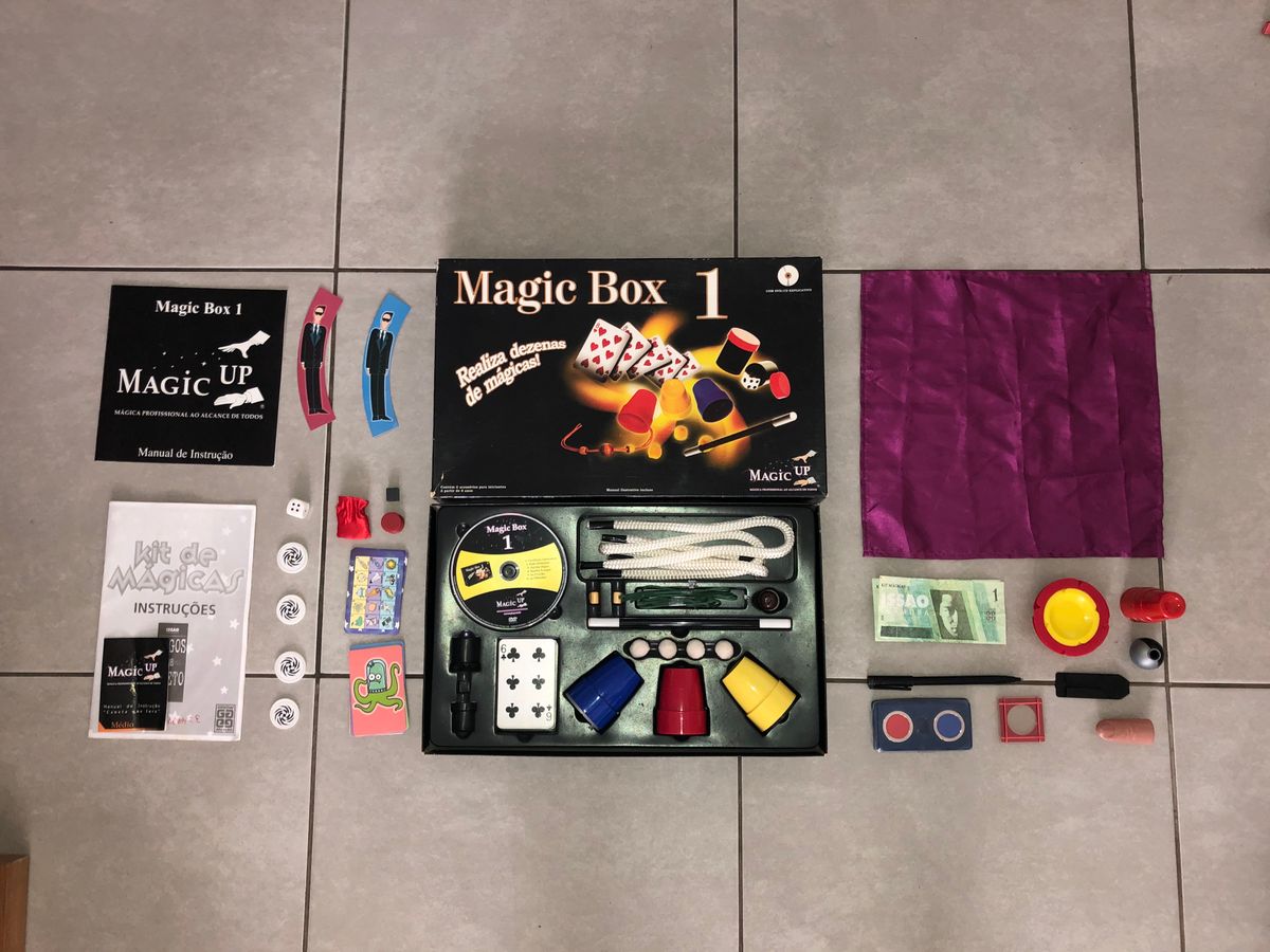 Kit de Mágicas (magic Box 1 + Kit Extras de Magica) | Brinquedo Magic ...
