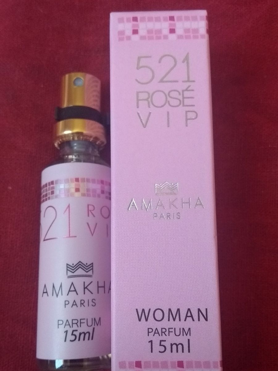 Kit de Perfume 521 Vip Rose(15 Ml) +creme Hidratante Corporal 521 Vip ...