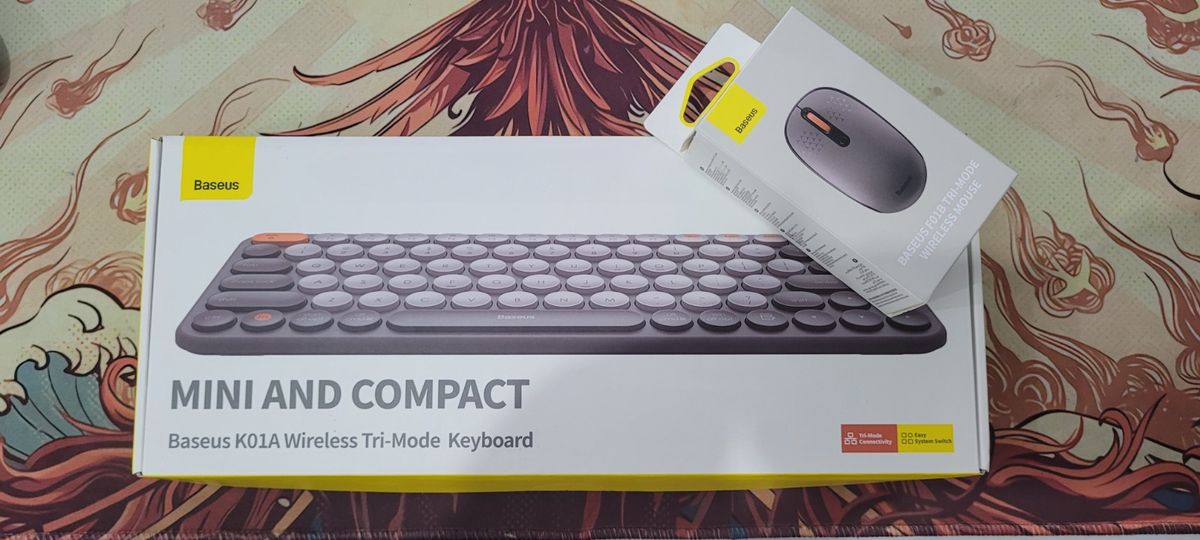 Kit de Teclado e Mouse sem Fio - Baseus | Teclado p/ Computador Baseus ...