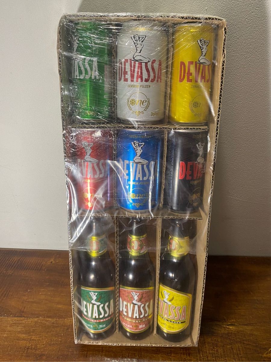 Kit Devassa - 6 Latas e 3 Garrafas Vazias Edição Limitada | Cacareco ...
