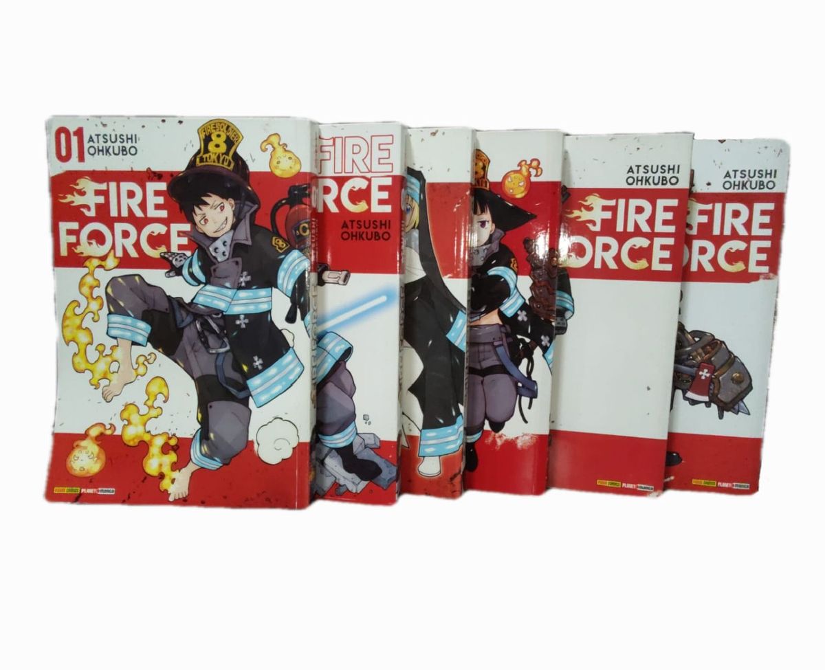 Kit do Mangá Fire Force | 6 Volumes | Livro Usado 71270886 | enjoei