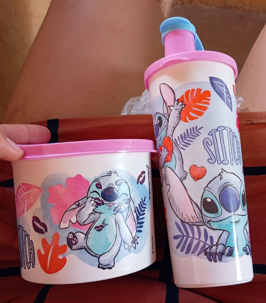 Kit do Stitch | Item Infantil Tupperware Nunca Usado 111653434 | enjoei