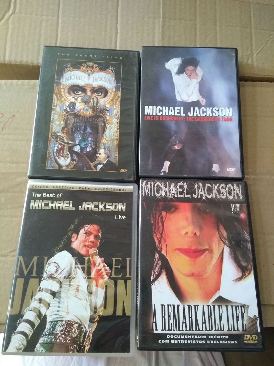 Kit Dvds Michael Jackson | Item de Música Usado 46233005 | enjoei