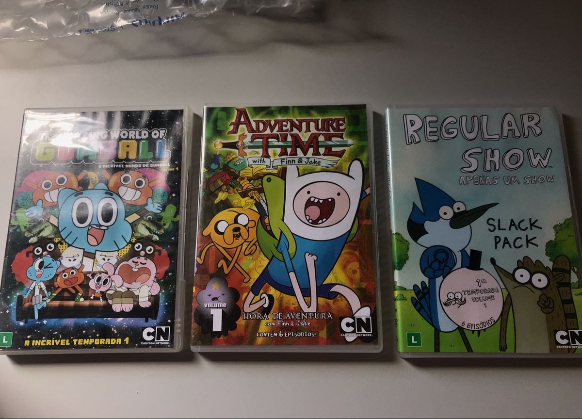 Kit Dvds Regular Show+adv Time + The Amazing World Of Gumball ...