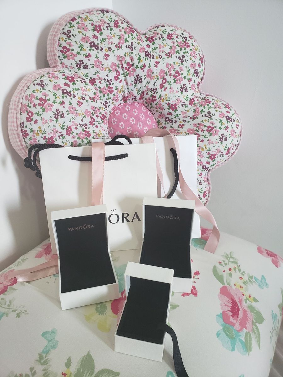 Kit Embalagens Pandora 2 | Jóia Feminina Pandora Nunca Usado 49160835 ...