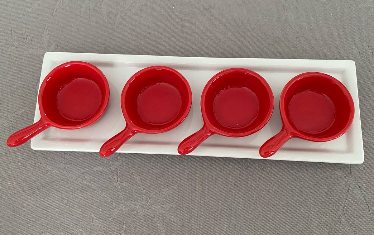 Kit Finger Food Cerâmica | Móvel de Cozinha Petites Casseroles Nunca ...