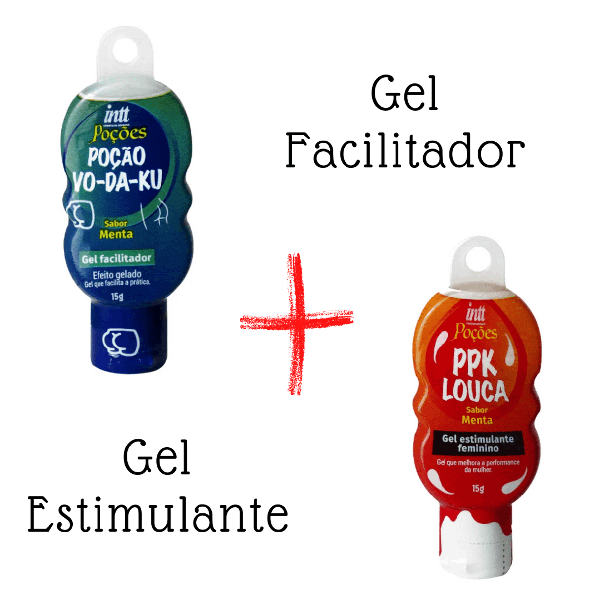 Kit Gel Mágico Dessensibilizante Facilitador E Estimulante Feminino Ppk Louca Cosmético