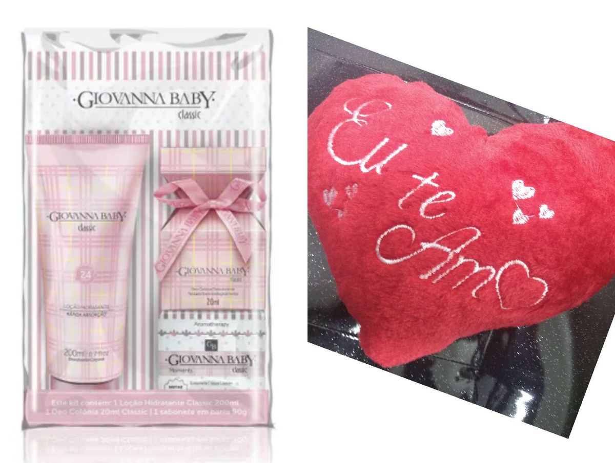 Kit Giovanna Baby Classic com Coração de Pelúcia | Cosmético Feminino ...