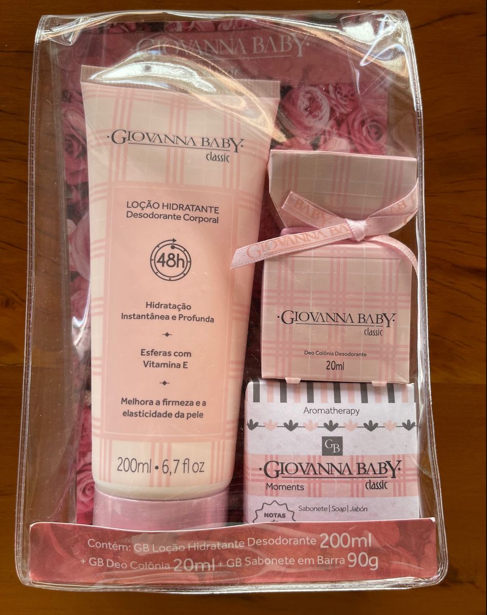 Kit Giovanna Baby Rosa | Item Infantil Giovanna Baby Nunca Usado ...