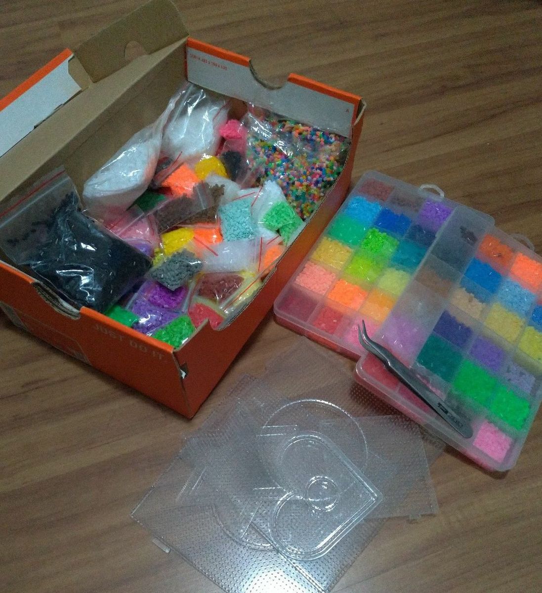 Kit Hama Beads 2.6mm Pixel Pegboards Cores Completo | Item de Decoração ...