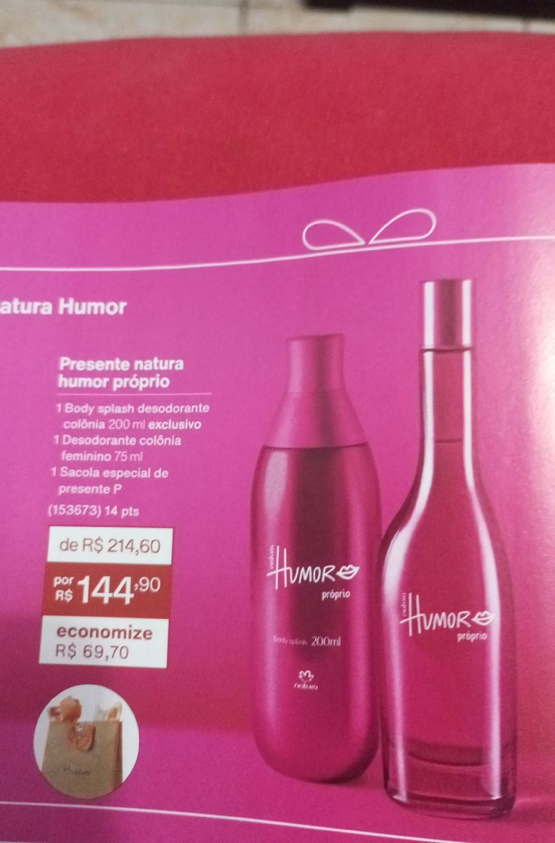 Kit Humor Natura | Perfume Feminino Natura Nunca Usado 102894824 | enjoei